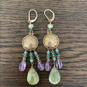 Angel Porter | Jewelry | Angel Porter Semi Precious Earrings | Poshmark